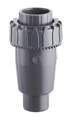 CLAPET ANTI RETOUR PVC/EPDM RESSORT PTFE